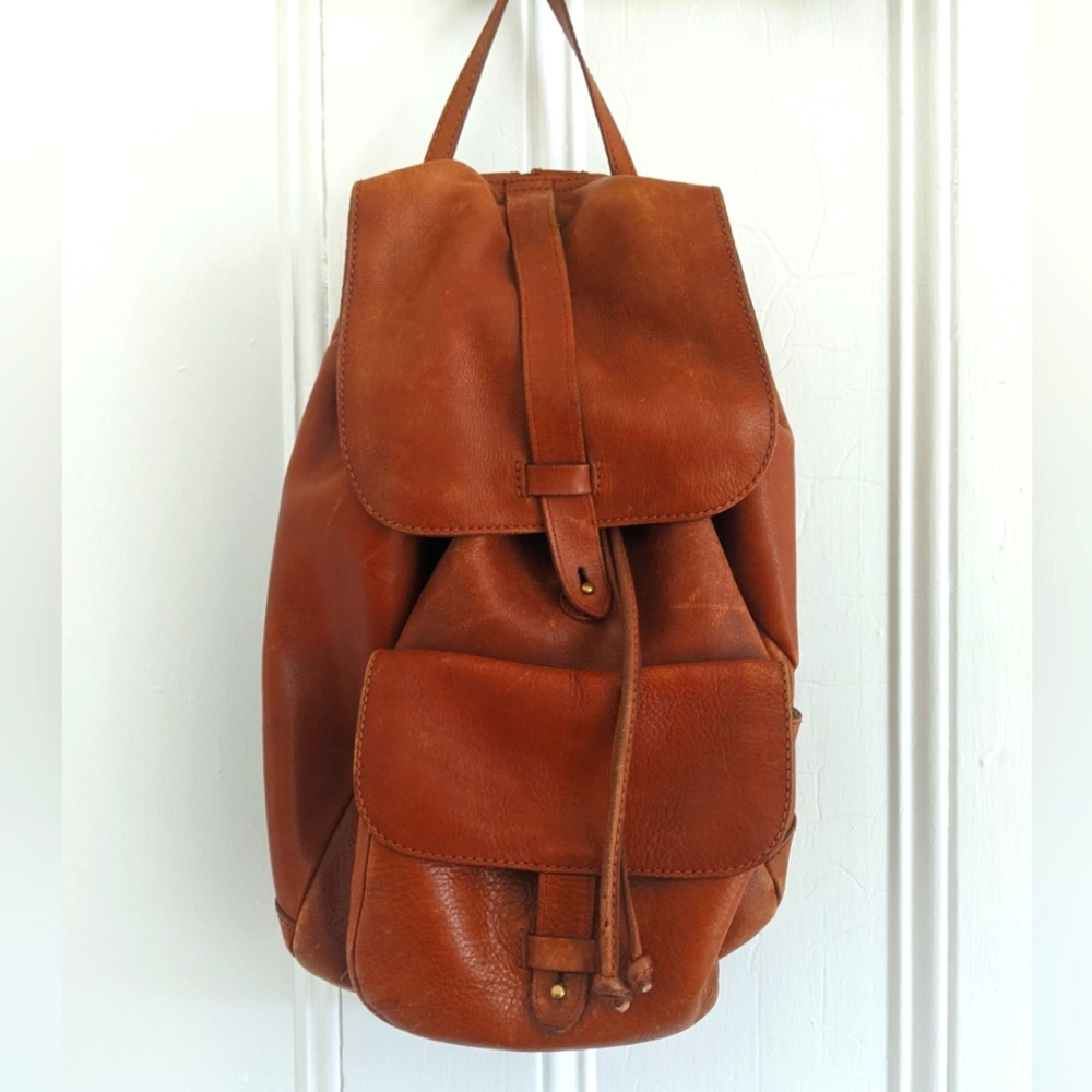 Madewell Leather Transport Backpack - Gem